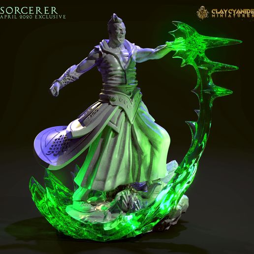 🧙 Sorcerer・ 3D File for 3D printing・Cults