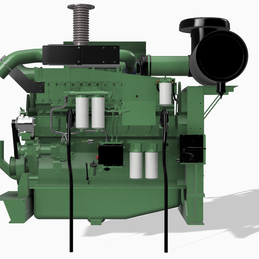 🚁 QSK23 Generator cummins diesel engine・ STL File for 3D printing・Cults