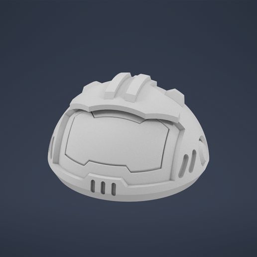 🛰 Space Dwarf Delta Pattern helmets・ STL File for 3D printing・Cults