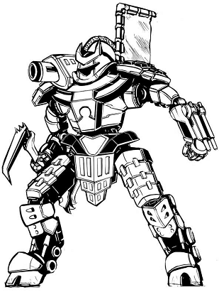 🎲 American Mecha Japanese Cyclops・Free STL File for 3D printing・Cults