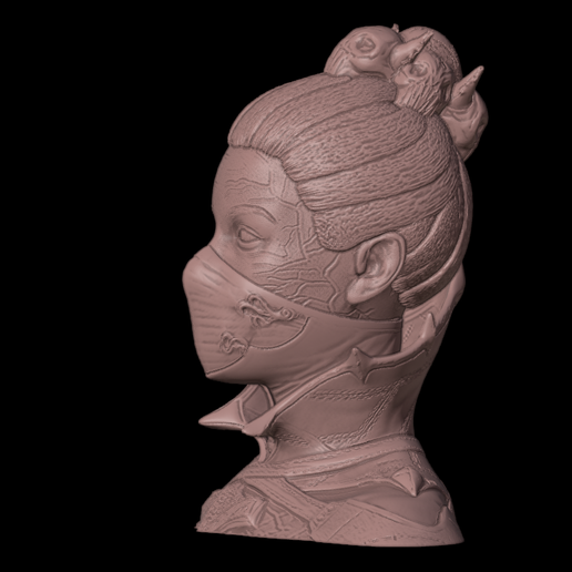 Archivo STL Revenant Kitana, from Mortal Kombat X, head sculpt and for ...