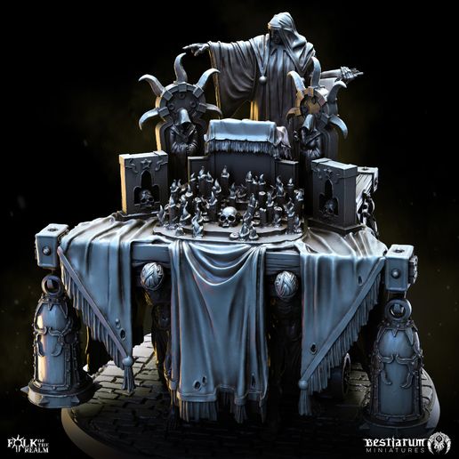 ⛪️ Azerai Preacher & Pulpit・ 3D File for 3D printing・Cults