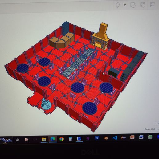 🗺️ DND Simple modular map・Free STL File for 3D printing・Cults