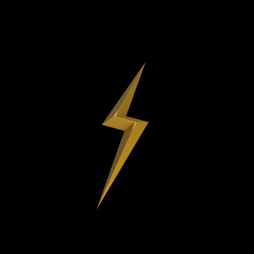 🌩️ Lightning Bolt・Free STL File for 3D printing・Cults