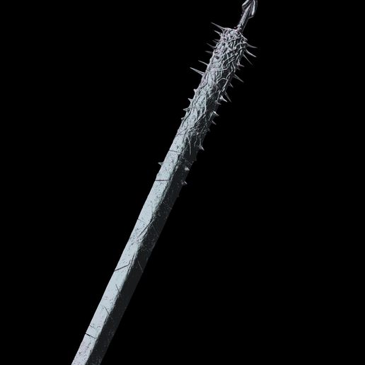 🗡️ Blasphemous Mea Culpa sword・ OBJ File for 3D printing・Cults