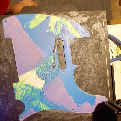 3MF file Hummingbird telecaster pickguard 🎸 ・3D printer design to ...
