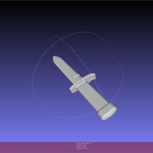 🪖 Attack On Titan Marley Military Knife・ STL File for 3D printing・Cults