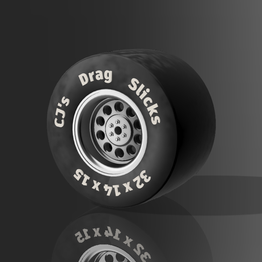 Free STL file Rear Drag wheel (1/64 Scale) 🛞 ・3D printer design to ...