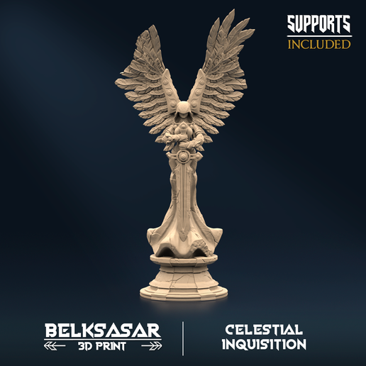 ♀️ Celestial Inquisition - Arcanist・ 3D File for 3D printing・Cults
