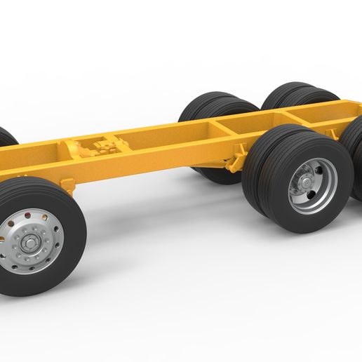 🚚 Chassis of Vintage GATR Racing Semi truck Version 4 Scale 1:25・ 3D ...