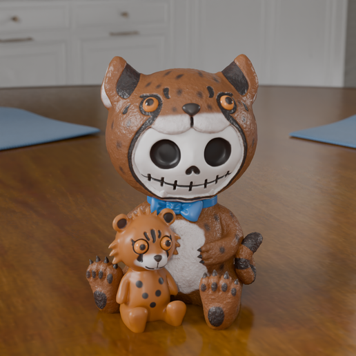 🐆 FURRYBONES CHEETAH・ STL File for 3D printing・Cults