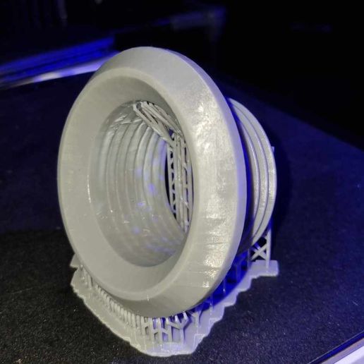 🚰 50mm Low profile bulkhead aquarium・ STL File for 3D printing・Cults
