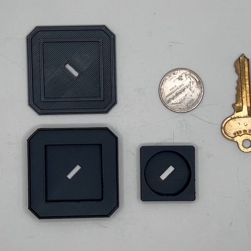 🪙 Coin Magic Prop - Key through Coin: US quarter・Free 3D File for ・Cults