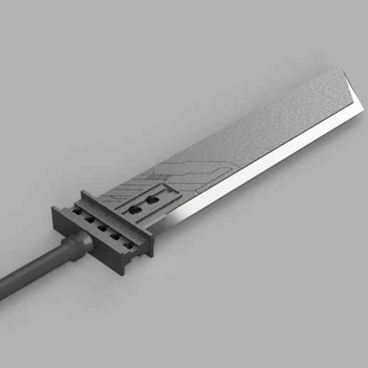 STL file Final Fantasy VII Cloud Strife Buster Sword ☁️ ・3D print model ...