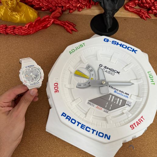 🕰️ Mega G-Shock Wall Clock・Free STL File for 3D printing・Cults