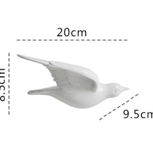 🐦 Wall decoration - Flying birds (STL files for 5 different flying bird ...