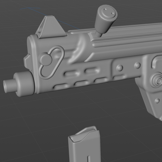 OBJ file German MPK submachine gun 🔫 ・Model to download and 3D print・Cults
