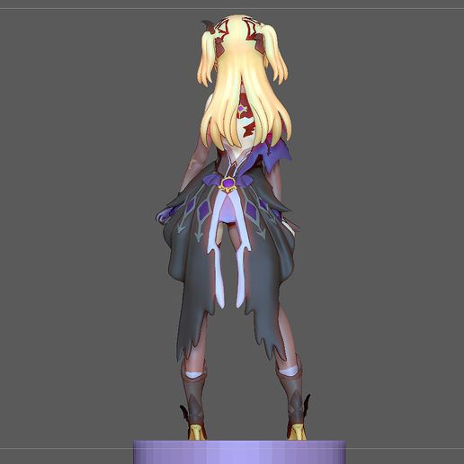 👧 FISCHL GENSHIN IMPACT STATUE CUTE GIRL GAME CHARACTER ANIME・Archivo ...