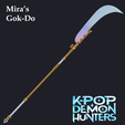 🗡️ KPop Demon Hunters - Mira's Gok-Do・ STL File for 3D printing・Cults