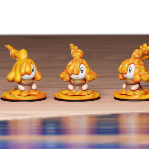 Archivo STL Palworld Flambelle #070 FanArt (Base sólo para patreons) 👾 ...