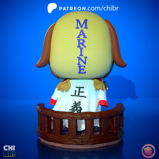 Archivo 3D Mokey D. Garp - One Piece 🐒 ・Objeto imprimible en 3D para ...