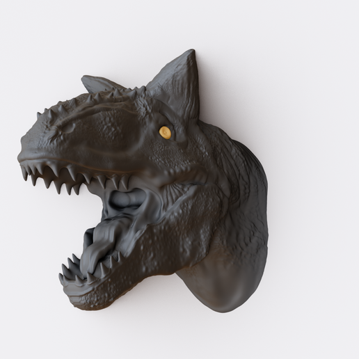 carnotaurus head front view