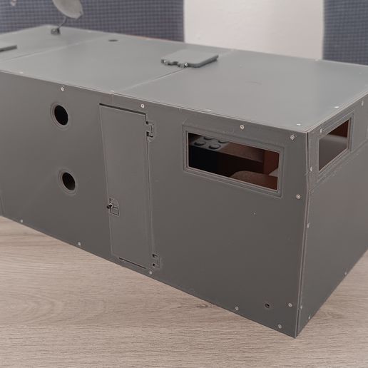 3D printable camper model box for RC truck fully 3d printable STL 3D ...