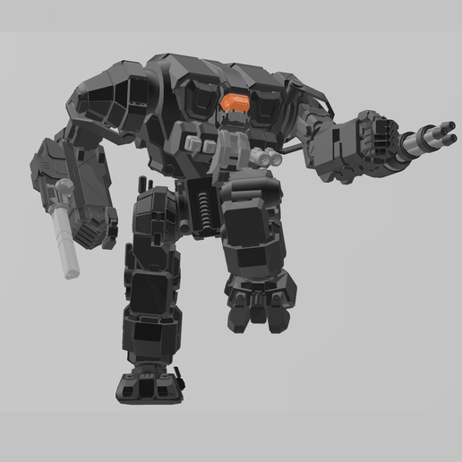 3D file American Mecha Riki Tiki Tavi 🪖 ・3D printable model to download ...