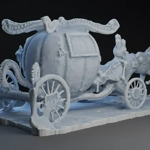 🎃 Halloween Stagecoach・ 3MF File for 3D printing・Cults