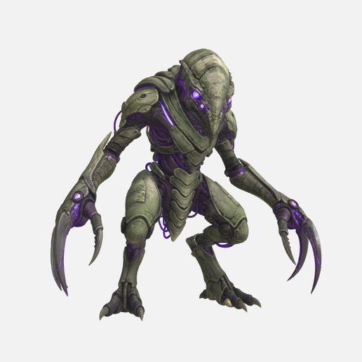 👽 Alien Royal Guard Figure STL | Sci-Fi Warrior Creature for Dioramas ...