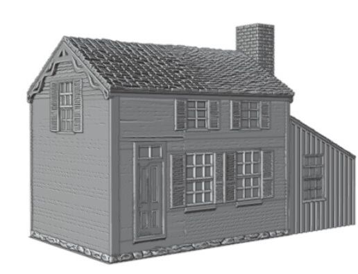 🏠 ACW Fredericksburg Innis House - Multi scale・ 3D File for ・Cults