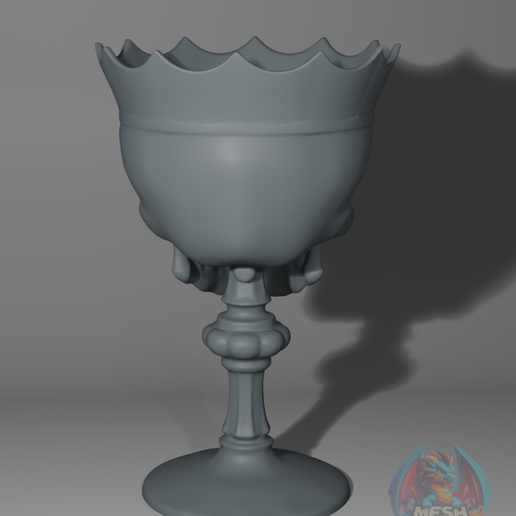 💀 Skull Chalice・ STL File for 3D printing・Cults