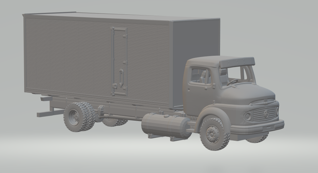 Archivo STL Mercedes benz 1113 kit 4x2・Diseño de impresión en 3D para descargar・Cults