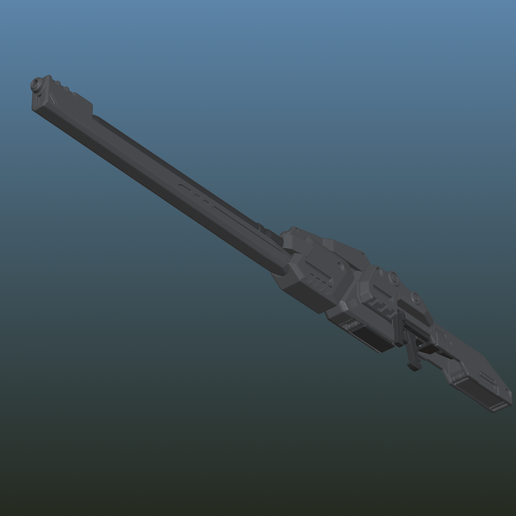🤖 Beam Launcher long rifle・ STL File for 3D printing・Cults