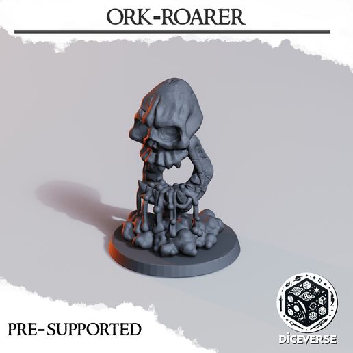 🪄 Ork Spells: Ork-Roarer・ 3D File for 3D printing・Cults
