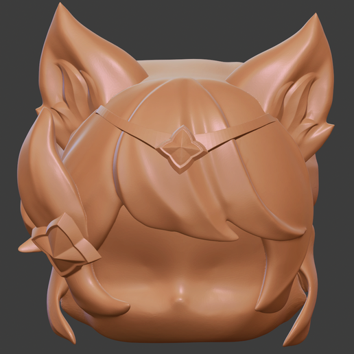 STL file Ahri League of Legends keycap 🦸 ・3D print object to download・Cults