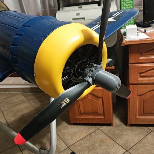STL file Spinner, propeller mount for FMS Airplanes 🚁 ・3D print object ...