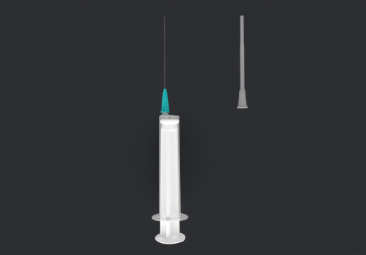 💉 Syringe・ STL File for 3D printing・Cults