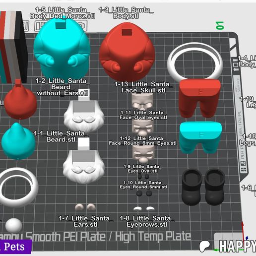 🎅 Little Santa and his Snowman the Christmas decoration art doll (#59 ...
