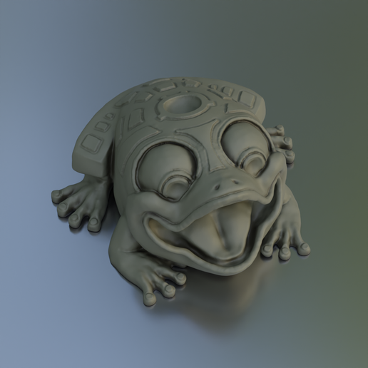 🐸 Zuma Frog・Free STL File for 3D printing・Cults