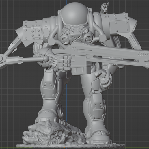 🎲 LANCER RPG - CALIBAN・Free STL File for ・Cults