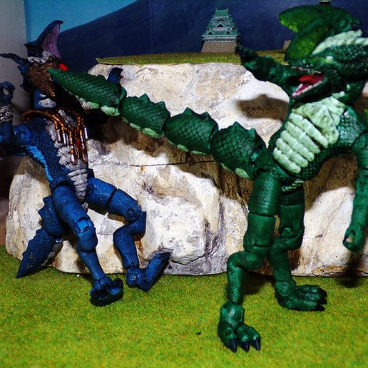 🐉 NEWFIG 1 - Dragonoid・ 3D File for 3D printing・Cults