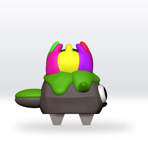 🗺️ Dandys World Loyal Bud Pebble STL 3D Model Character Fanart・ STL ...