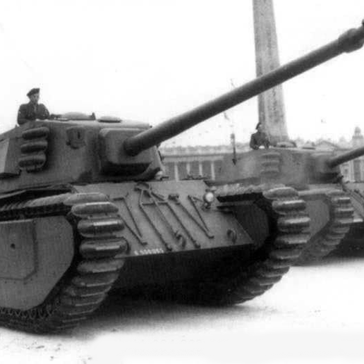 STL file ARL 44 French postwar heavy tank 1:100 🪖 ・3D printing template ...