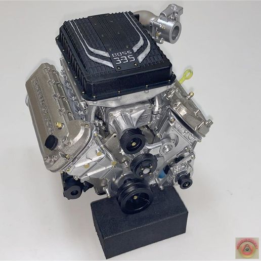 🚙 FORD BOSS 335 (Miami V8) - ENGINE・ STL File for 3D printing・Cults