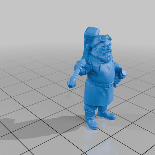 🎲 Dwarven Alchemical Smith (DND / TTRPG)・Free STL File for 3D printing ...