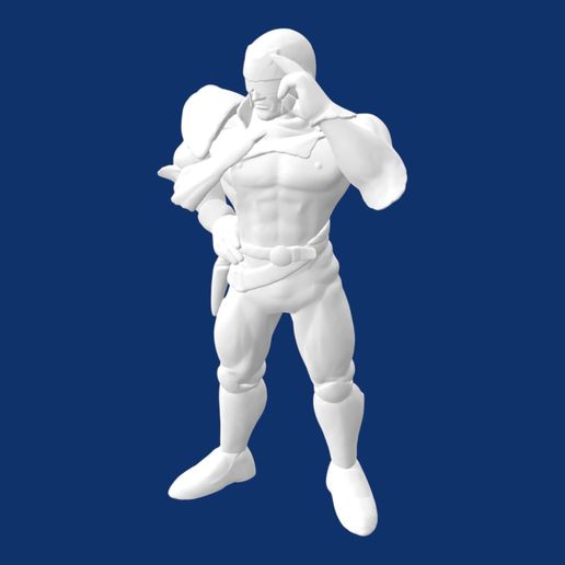 🫡 Captain Falcon – Iconic Pose | HD 3D Print Model (Modular Statue ...