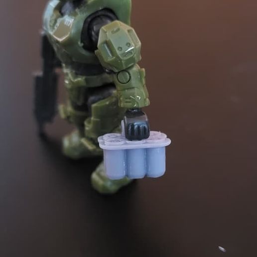 🍺 Six-Pack de cerveza (Halo mega)・Archivo STL para Impresión 3D・Cults