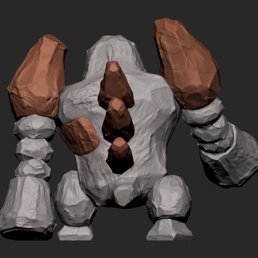 🐉 Pokemon - Regirock・ STL File for 3D printing・Cults