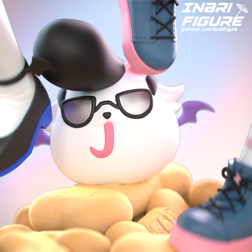 👾 Fuwamoco | Hololive | Vtuber | 3D PRINTIG MODEL・ 3D File for 3D ...